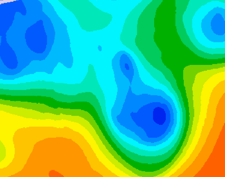 Long range, 10 day Canadian weather model